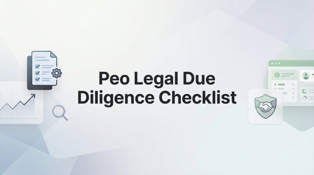 PEO Legal Due Diligence Checklist: 8 Essential Steps